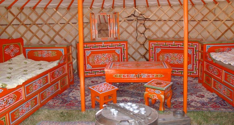 Buy Felt Rug, Mat, Cushion & Tapestry of Yurt - Mongolia Business